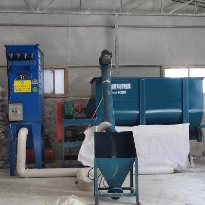 China LEIXIN 1-5t/h Semi-Automatic Dry Mortar Production Line for Tile Adhesive 380V Simple Design for sale
