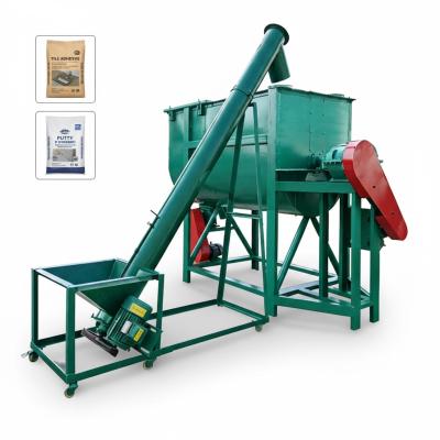 China LEIXIN Simple Dry Powder Mortar Production Equipment with 3 Tons/Hour Capacity 380V 23KW Low Cost Easy to Operate for sale