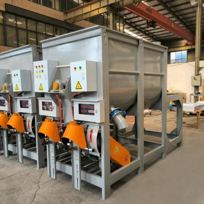 China 1-5TPH Mini Dry Powder Mortar Production Plant Small Scale Tile Glue Making Machine with Automatic Valve Bag Packer for sale
