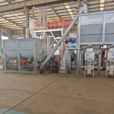 China New LEIXIN 5 Tons/Hour Dry Powder Mortar Production Line for Ceramic Tile Adhesive Joint Filler  Construction Equipment for sale