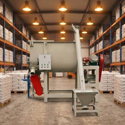 China LEIXIN New Construction Simple Dry Mortar Production Line Tile Adhesive Equipment 23KW 380V Easy to Operate Low Investment for sale