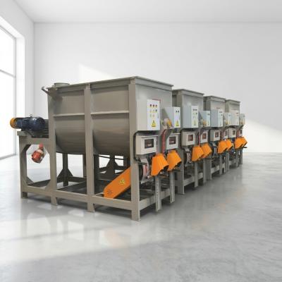 China LEIXIN Brand New Construction 3-5 Tons Per Hour Dry Powder Mortar Production Equipment for Ceramic Tile Adhesive Dry Mortar for sale