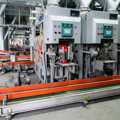 China Professional Ultrasonic Valve Bag Packing Machine Air-floating Type for Dry Powder Mortar Production Reliable Equipment for sale