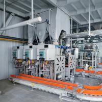 China Professional Ultrasonic Valve Bag Packing Machine Air-floating Type for Dry Powder Mortar Production Reliable Equipment for sale