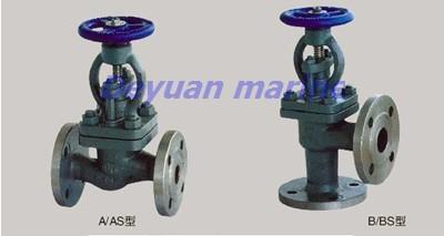 China GB/T584-1999 Marine Cast Steel Flanged Globe Valves for sale