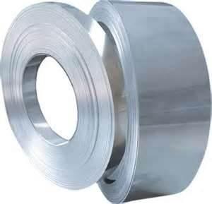 China YB / T025 - 92 high intensity Carbon Structured Blue Cold Rolled Steel Strip for bundling for sale