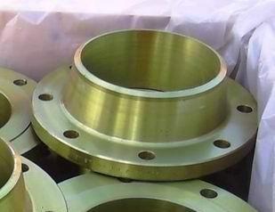 China EN1092-1 TYPE 11 Cast Steel Flanges With Yellow Paint For Shipbuilding Sectors for sale
