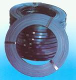 China Electric Heat Carbon Structured Prime Blue Steel Packing Strip / Cold Rolled Steel Strip for sale