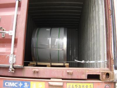 China Embossing Cold Rolled Stainless Steel Coils 304 / 201 Bright Finish for sale
