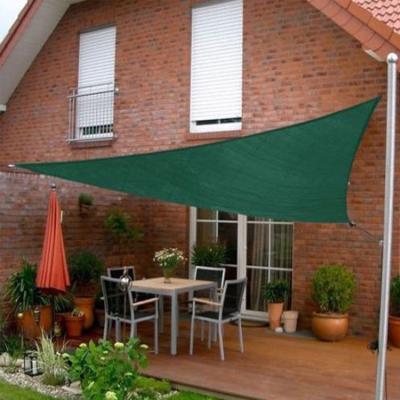 China Carport Patio Awning Triangle Sun Shade Sail Canopy 12x12x12 8x8x8 Ft Outdoor for sale