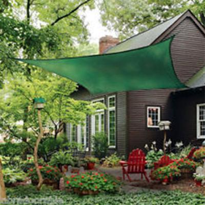 China Patio Square Sun Shade Sail Canopy Waterproof Garden Attached To House for sale
