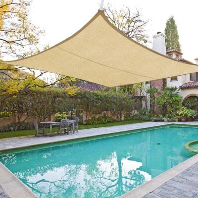 China Tensile Sun Shade Sail Canopy Rectangle Patio Shade Sails for sale