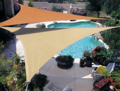 China Square Hdpe Shade Sail Material Begie Uv Net For Garden for sale