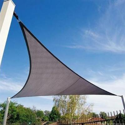 China Point Triangular Awning Sun Shade Sail Canopy Umbrella 3m X 3m 4m X 4m 180gsm for sale