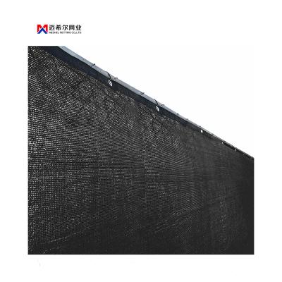 China 6ft Tall Black Windscreen Privacy Shade Mesh Tarp fence screen for sale