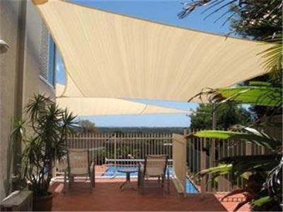 China 5x5x5 Triangle Shade Sail Over Above Ground Pool for sale