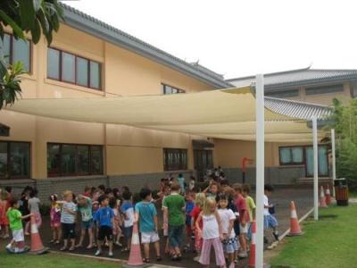 China Sun Shade Sail Canopy For Patio Rectangle Waterproof 180gsm for sale