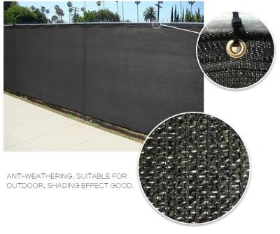 China Black Green Privacy Fence Windscreen Screen Mesh Hdpe Netting Fabric Outdoor for sale