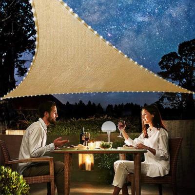 China Sun Shade Sail Carport Triangle Canopy For Beach Pergola 180gsm for sale