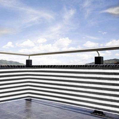 China 0.75*6M Outdoor Balcony Privacy Screen Cover White For Apartments Condo Balcony Railing for sale