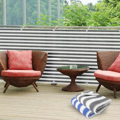 China 150gsm Outdoor Balcony Windscreen Apartment Porch Privacy Screen For Railing for sale