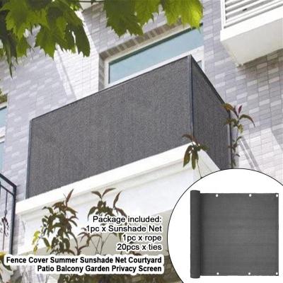 China Balcony Outdoor Patio Sun Shade Cloth With Grommets 0.9*5m for sale