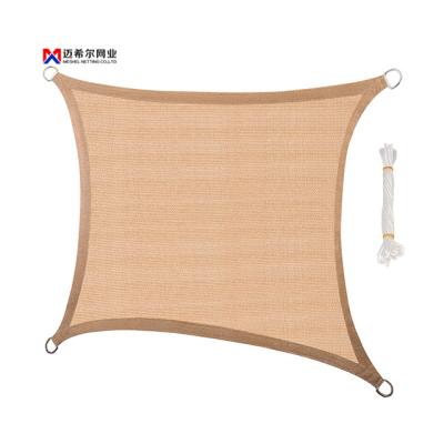 China Yard Wind Polyethylene HDPE Shade Sail Fabric 180gsm Outdoorsewing Machine for sale