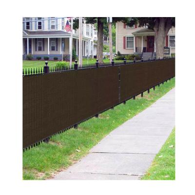 China 50m 100m Balcony Windscreen Metal Eyelet Cutting Sewing Privacy Screen Fence Hedge for sale