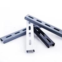 China Plant Galvanized Steel Unistrut Channel Slotted C Channel 1mm~3mm Thickness for sale