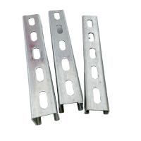 China Plant Galvanized Steel Unistrut Channel Slotted C Channel 1mm~3mm Thickness for sale