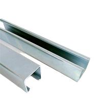 China High Strength Steel Unistrut Channel  Pre Galvanized 41x41 Slotted Channel For Building Mechanical Supports for sale
