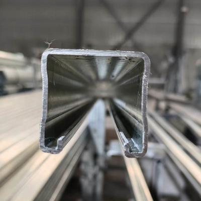 China Durable Galvanized Steel Unistrut Channel Slotted 12 Gauge Metal Strut Channel For Ceiling Grids for sale