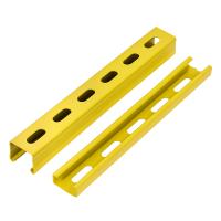 China Adjustable & Reusable Stainless Steel Unistrut Channel Hot Dipped For Outdoor Solar & Seismic Bracing for sale