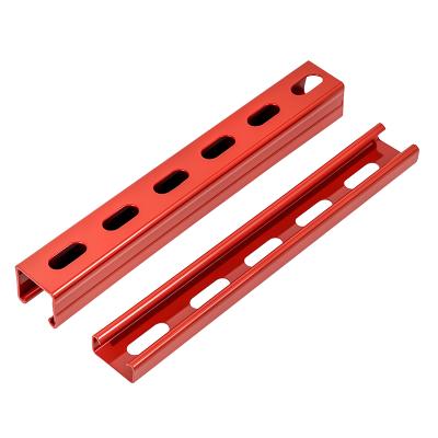 China Adjustable & Reusable Stainless Steel Unistrut Channel Hot Dipped For Outdoor Solar & Seismic Bracing for sale
