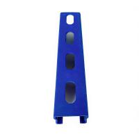 China Galvanized Steel Unistrut 41x41 Slotted Channel For HVAC Electrical Oval Hole Slotted C Channel for sale
