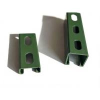 China Galvanized Steel Unistrut 41x41 Slotted Channel For HVAC Electrical Oval Hole Slotted C Channel for sale