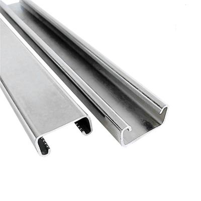 China Q235B HDG Unistrut Channel Hot Dip Galvanized C Channel 60μm - 120μm Zinc Coating Thickness for sale