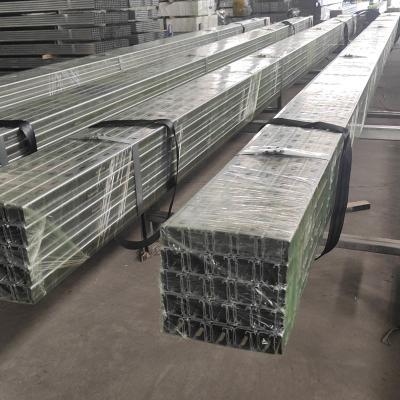China Custom HDG Unistrut Channel Steel Profile  41×82mm 41 X 21 Slotted Channel for sale