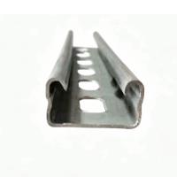 China Hot Dipped Galvanized Unistrut Channel For Electrical Support Unistrut 41x41 Slotted Channel for sale