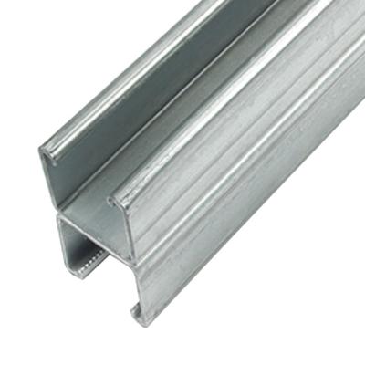 China Q235B Slotted Metal Framing Strut Channel 41×62mm With Slotted Holes Inward Lips for sale