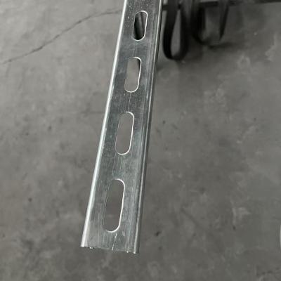 China High Strength Slotted C Channel 41mm X 41mm Unistrut For Seismic Bracing Support for sale