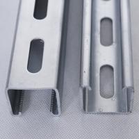 China Solid Back Slotted Channel 41x41 Unistrut For Seismic Bracing 12GA 14GA Wall Thickness for sale