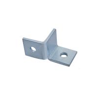 China 90 Degree L Shape Unistrut Angle Fittings Galvanized Steel Strut Channel Corner Bracket for sale