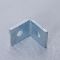 China 90 Degree L Shape Unistrut Angle Fittings Galvanized Steel Strut Channel Corner Bracket for sale