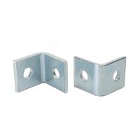China 2 Hole Right Angle Unistrut Fittings Strut Channel Connectors For 41x21mm 41x41mm Strut Channel for sale