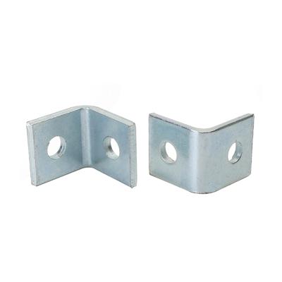 China 2 Hole Right Angle Unistrut Fittings Strut Channel Connectors For 41x21mm 41x41mm Strut Channel for sale