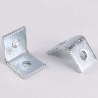 China Heavy Duty HDG Unistrut Angle Fittings Anti Corrosion Connection Strut Channel Accessories for sale