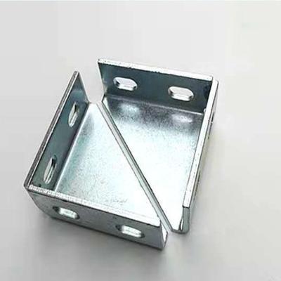 China Electro Galvanized Unistrut Angle Bracket Standard Channel Strut Fittings In Stock for sale