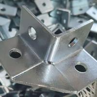 China 8 Hole Unistrut Wing Shape Fitting Multi Directional Strut Channel Connection Parts for sale