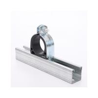 China Universal Unistrut Fittings Pipeclamp Custom Size Stainless Steel Strut Pipe Clamp For 41mm Channel System for sale